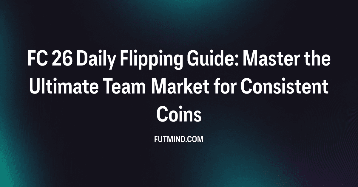 FC 26 Daily Flipping Guide: Master the Ultimate Team Market for ...