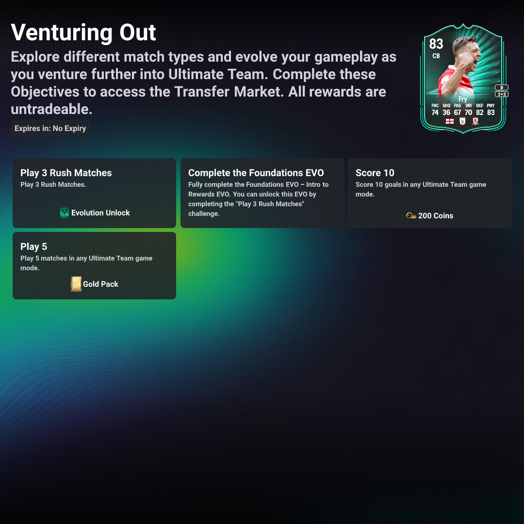 Venturing Out - Objectives | FC 26 | FUT Mind