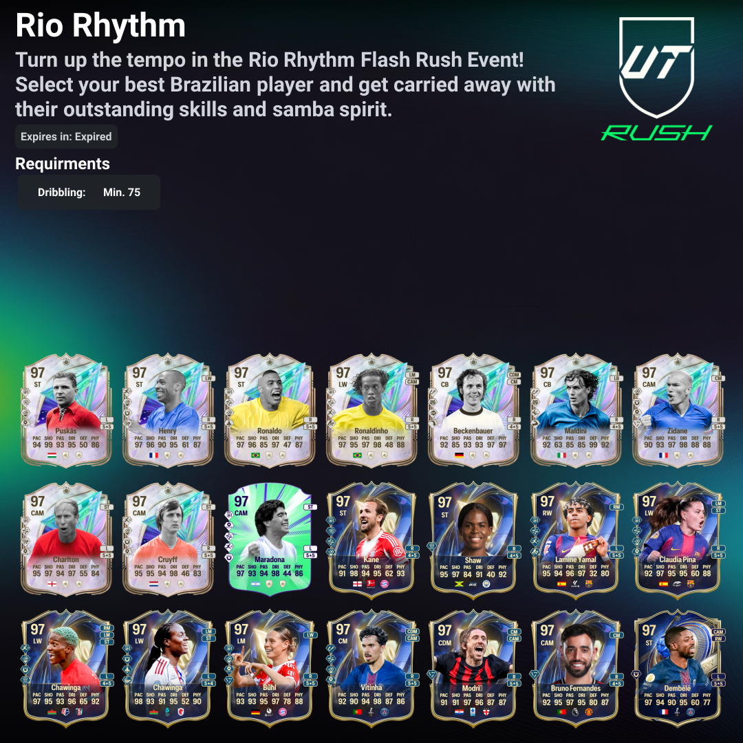 Rush - Rythme de Rio | FC 26 | FUT Mind